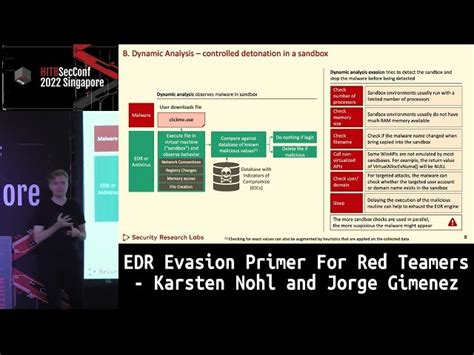 hack in the box security conference talk edr evasion primer for red