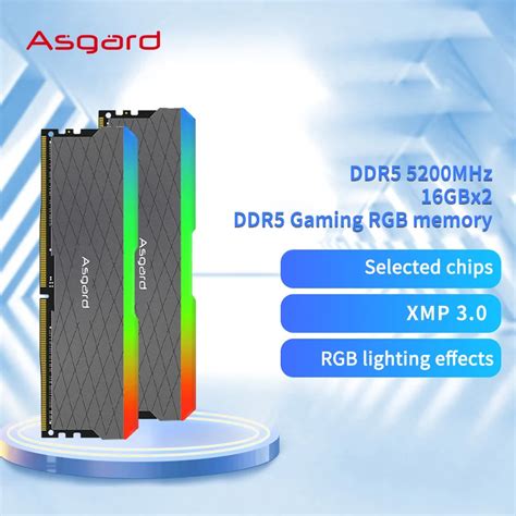 Asgard W2 Ddr5 5200mhz 32gb Memory Ram Ddr5 5200mhz 5600mhz 16gb X2 Memoria Ram Ddr5 Rgb 