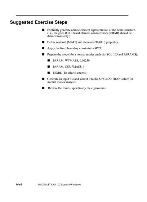 Modal Analysis Of A Beam Using Ansys Tool Pdf