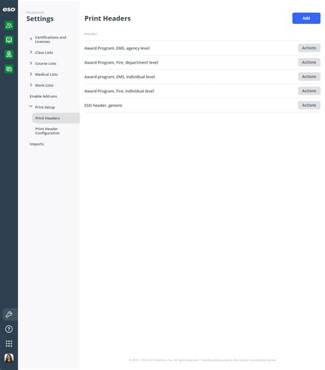 Assign A Print Header To A Document Type