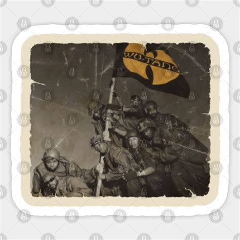 Wu Tang Clan Flag Wu Tang Clan Sticker TeePublic