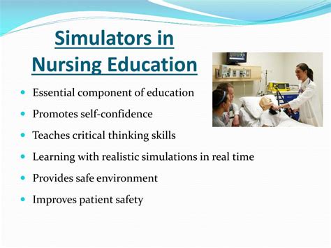 Ppt Computer Simulation And Nursing Education Powerpoint Presentation