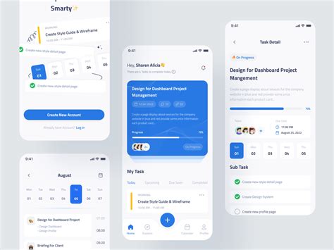 Task And Project Management Mobile App By Sharen Alicia 🎨 On Dribbble