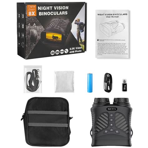 อุปกรณ์กล้องส่องทางไกลมองเห็นกลางคืน2 5k Hd กล้องโทรทรรศน์ดิจิตอลอินฟราเรด K กล้องส่องกลางคืน