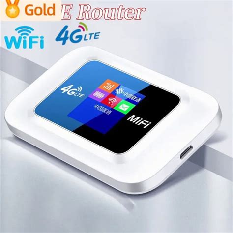 150Mbps 4G LTE Wifi Router Color LCD Display Portable Modem Sim Card Slot Repeater Router Pocket