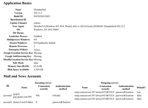 Oath2 Not Available As Option For Smtp Authentication Thunderbird Support Forum Mozilla Support