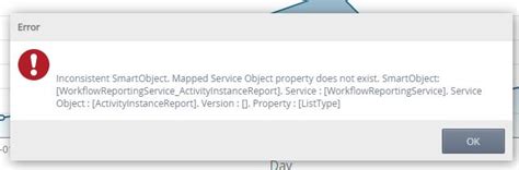 Inconsistent Smartobject Mappend Serviceobject Property Dos Not Exist