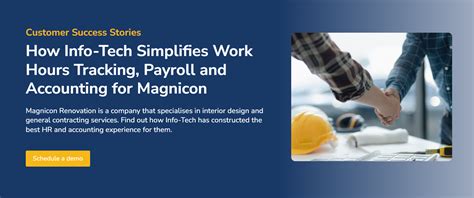 Info Tech Simplifies Work Hours Tracking Payroll And Accounting For Magnicon