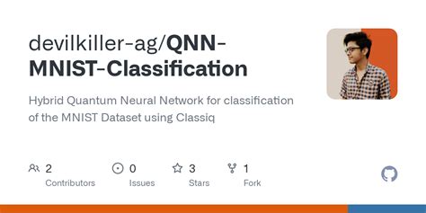 GitHub Devilkiller Ag QNN MNIST Classification Hybrid Quantum Neural Network For