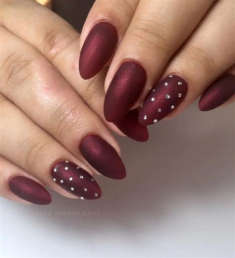 30 Best Dark Red Nail Design Ideas You Should Check