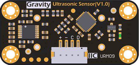 sku sen0304 urm09 ultrasonic sensor gravity i²c v1 0 超声波传感器