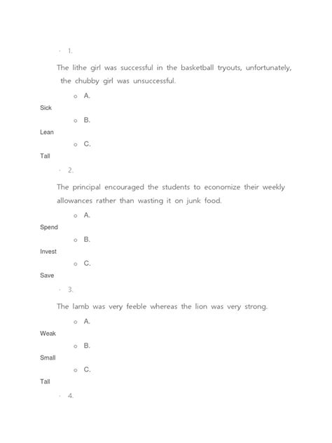 Context Clues Quiz Pdf Nature