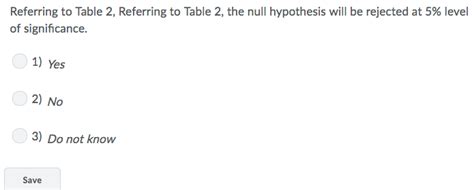 Solved Referring To Table Referring To Table The Null Chegg