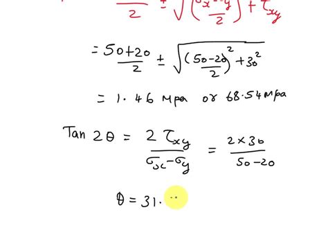 solved texts an element in plane stress is subjected to the stress