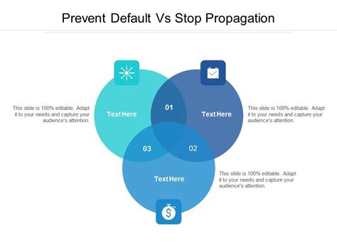 Prevent Default Vs Stop Propagation Ppt Powerpoint Presentation Inspiration Objects Cpb