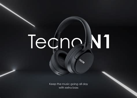 Tecno Nightingale N Kablosuz Wireless Extra Bass Kulakl K Siyah