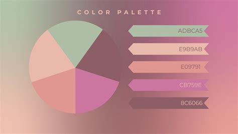 Premium Vector Colorful Color Palette Diagram Pie Chart Vector Design