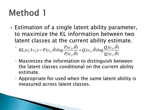 ppt a mixture rasch model based computerized adaptive test for latent