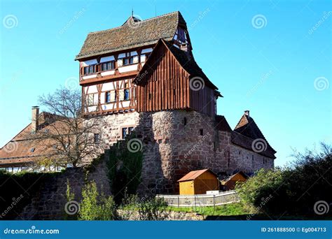 The Historic Castle In Altensteig Black Forest Baden Wurttemberg