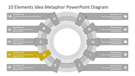 Element Metaphor Diagram PowerPoint SlideModel