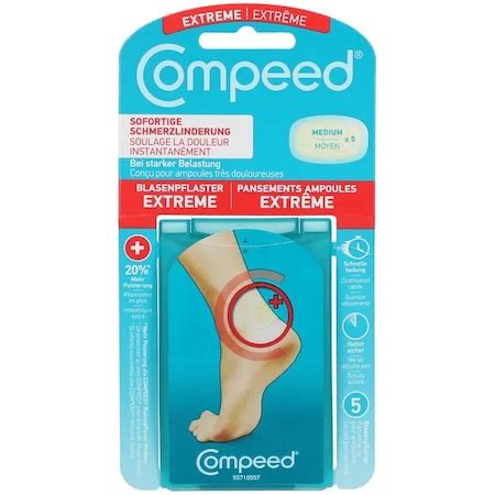 Plasture pentru basici calcai Compeed Extreme Blister Medium ...