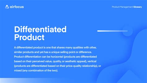 What Is A Differentiated Product Definition Examples Faqs Airfocus