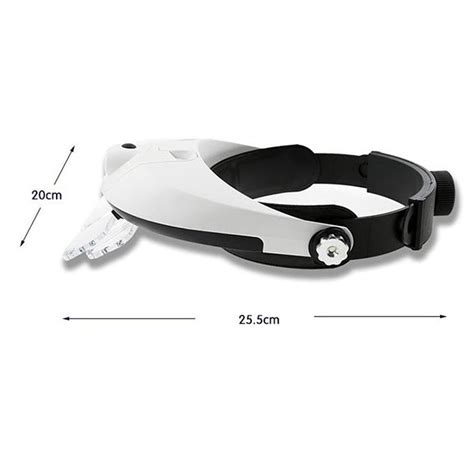 2led Head Mounted Illuminating Magnifier Glasses L Grandado