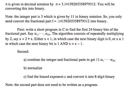 Solved A Is Given In Decimal Notation By Chegg