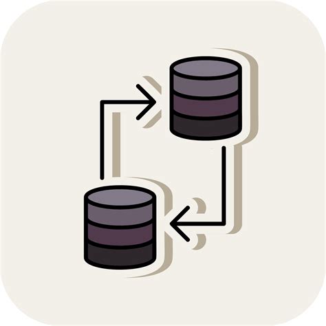 Data Transfer Line Filled White Shadow Icon 42740562 Vector Art At Vecteezy