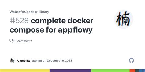 Complete Docker Compose For Appflowy · Issue 528 · Websoft9docker Library · Github