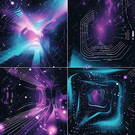 Colorful Animated Animated  Projection Mapped Murals With Pulsing