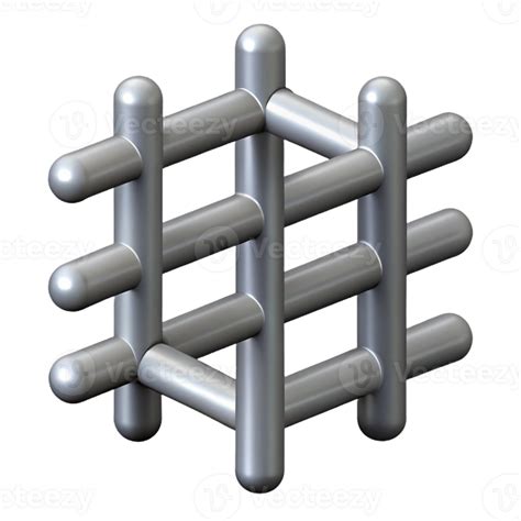 Majestic Timeless Intersecting Clean Lines Forming A Grid Flat Gray With Scalable Design