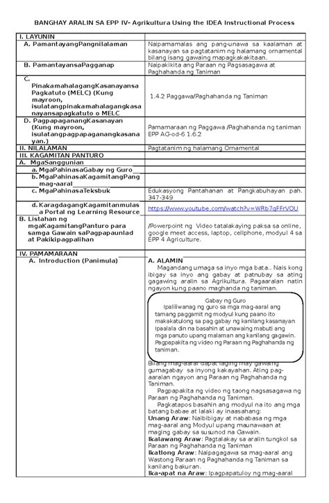 q1 ws english 4 lesson 6 structure and writing of a friendly letter