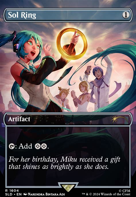 Hatsune Miku Commander Commander Edh Mtg Deck