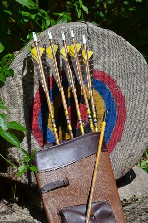Archery Arrows Osage Footed Port Orford Cedar Arrows Set Of 6