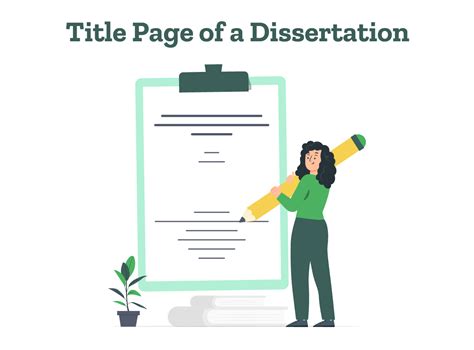 The Title Page Of A Dissertation
