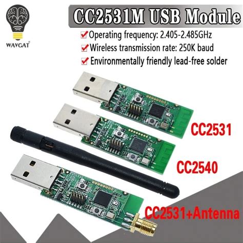 Wireless Zigbee Cc2531 Cc2540 Sniffer Bare Board Packet Protocol