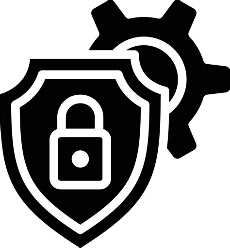 Security Settings Vector Icon 36562016 Vector Art At Vecteezy