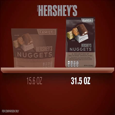 Hersheys Nuggets Assorted Chocolate Candy Mix Halloween 31 5 Oz Bulk Party Pack Hersheys