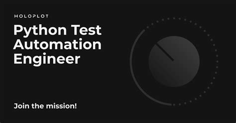 Holoplot On Linkedin Python Test Automation Engineer Fmd Jobs At