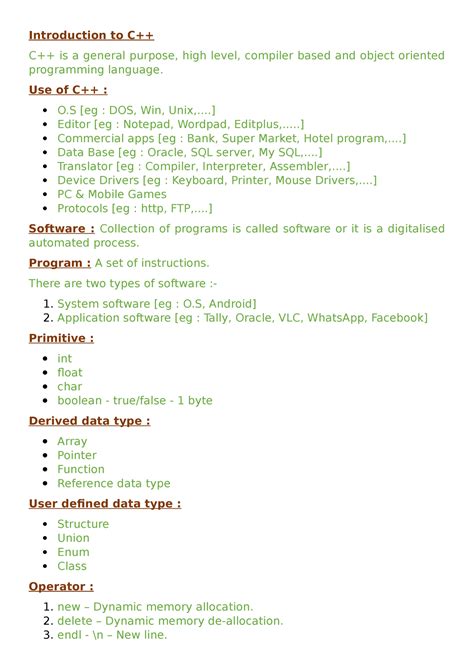 C C Introduction To C C Is A General Purpose High Level Compiler Based And Object