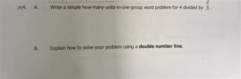 solved [8]4 a write a simple how many units in one group