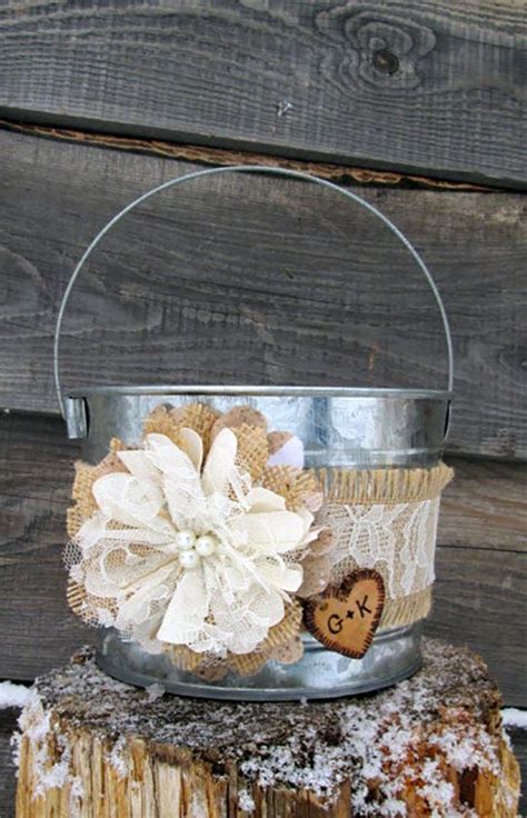 25 Rustic Elegant Wedding Ideas You Will Love Flower Girl Basket