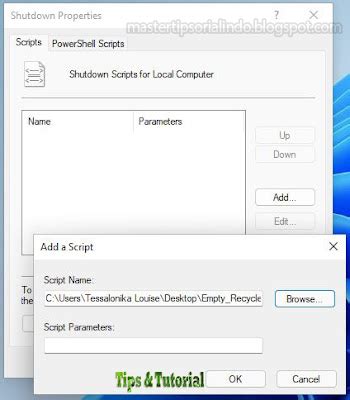 Cara Empty Recycle Bin Secara Otomatis Saat Shutdown Di Windows 10 11 Mastertipsorialindo