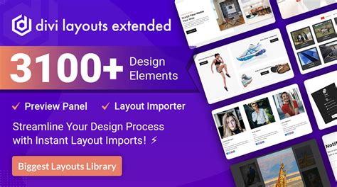 Divi Layouts Extended Divi Extensions
