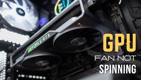 Gpu Fan Not Spinning [appropriate Reasons And Fixes 2024]
