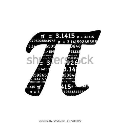 Pi Symbol Sum Formula Pi Equals Stock Illustration 257983229 Shutterstock