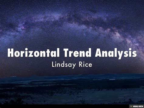 Horizontal Trend Analysis Pdf