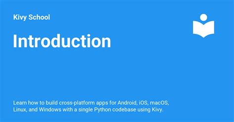 Introduction Kivy School
