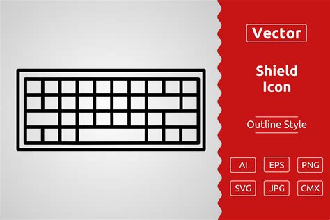 Vector Keyboard Outline Icon Design Graphic By Muhammad Atiq · Creative